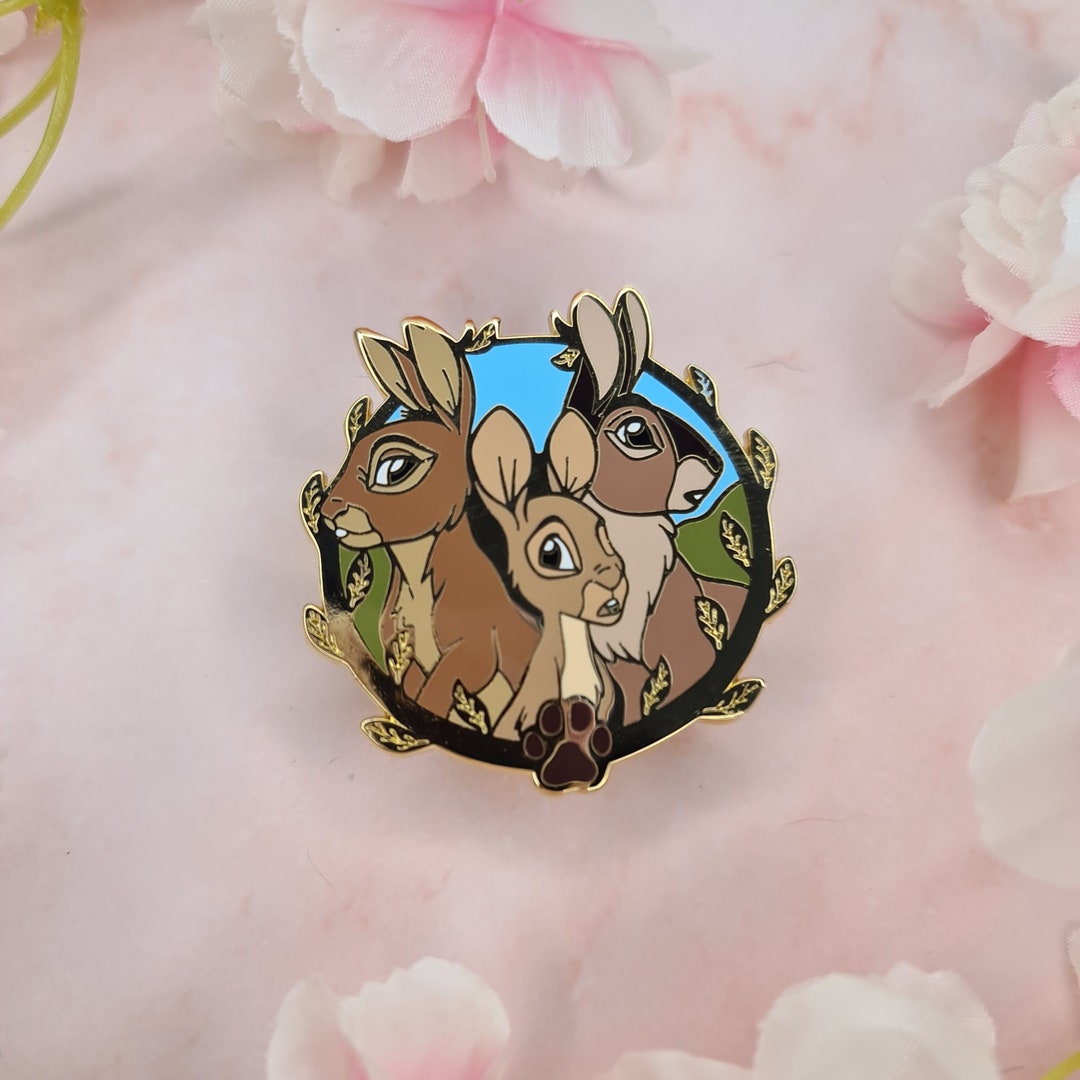 Wild Hares Brooch Enamel Pin - Etsy