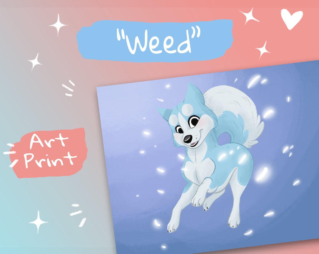 Ginga Densetsu Weed Fanart A6 Art Print Anime Manga Gin Nagaraboshi ...