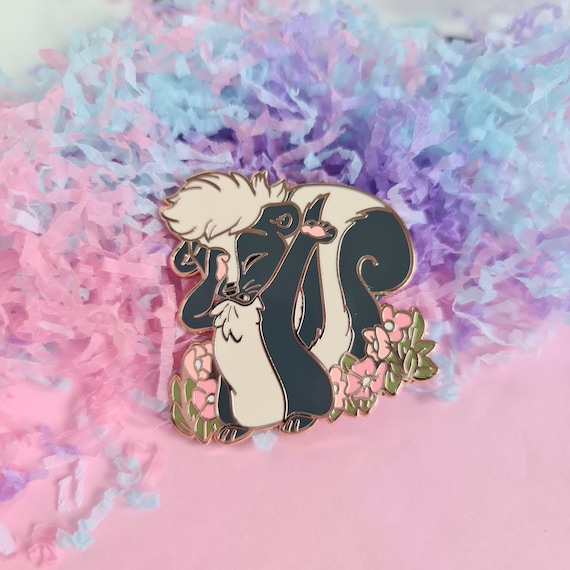 Penelope Skunk 'bilby Burrows' Enamel Pin - Etsy UK