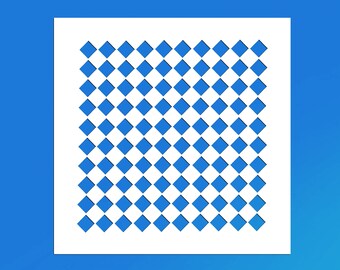 Diamond Grid Reusable Stencil many Sizes | Etsy
