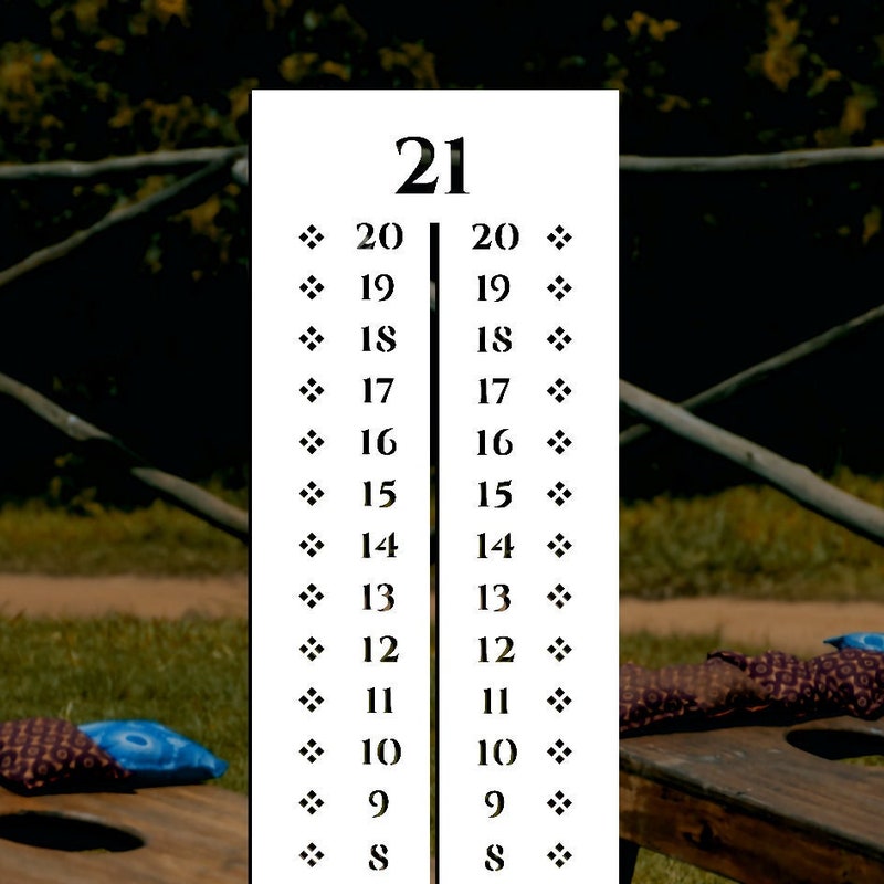 Cornhole Scoreboard Svg - Etsy