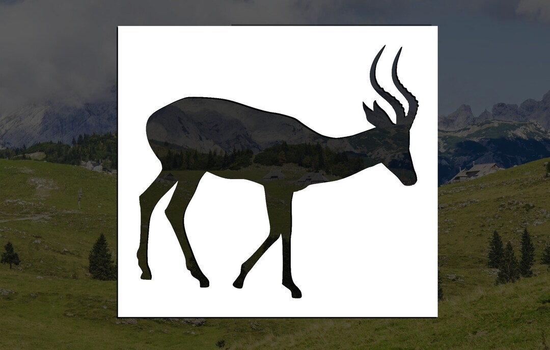 Impala Antelope Reusable Stencil (many Sizes) - Etsy