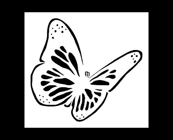 Butterfly Reusable Stencil Many Sizes | Etsy
