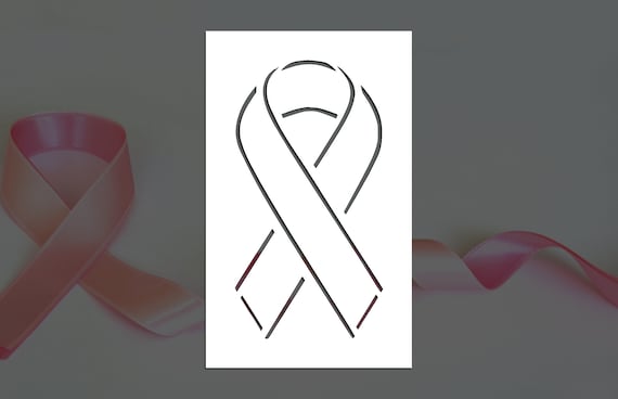 Cancer Awareness Ribbon Reusable Stencil many Sizes - Etsy