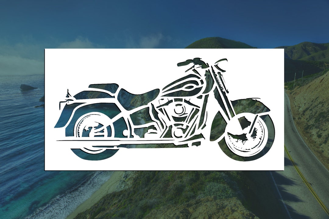 Motorcycle Reusable Stencil | (many Sizes) - Etsy