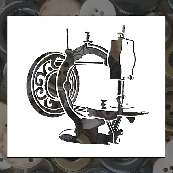 Singer Sewing Machine Stencil - Etsy