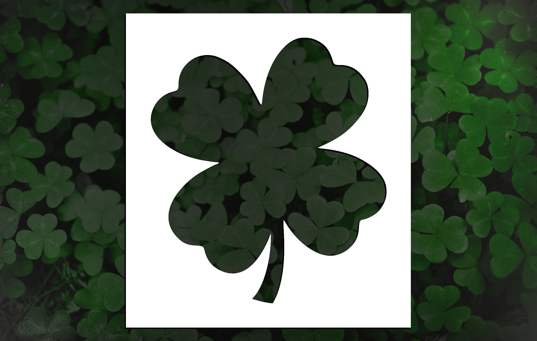 Four Leaf Clover Reusable Stencil many Sizes - Etsy