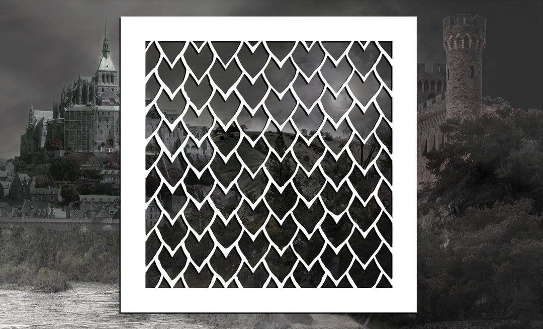 Weathered Dragonscale Reusable Stencil (many Sizes) - Etsy