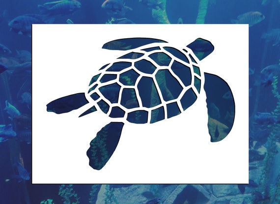 Sea Turtle Reusable Stencil many Sizes | Etsy