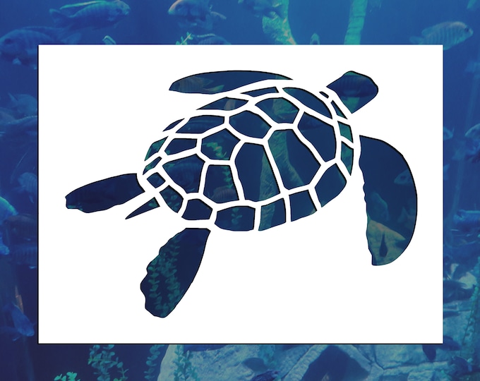 Sea Turtle Reusable Stencil many Sizes - Etsy