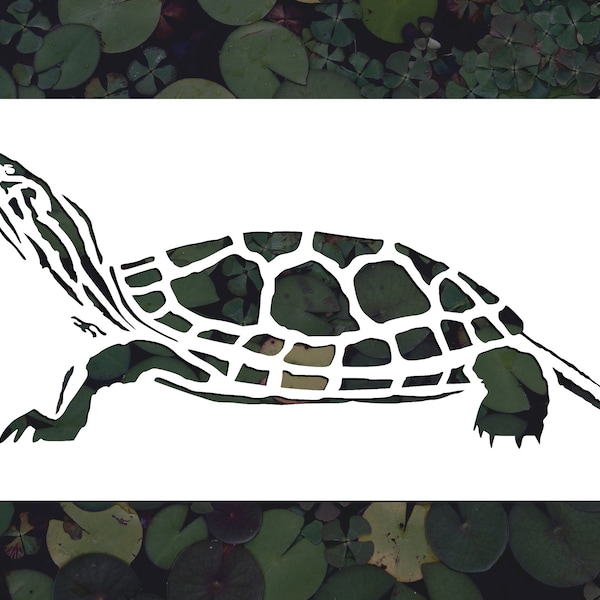 Turtle Stencil - Etsy