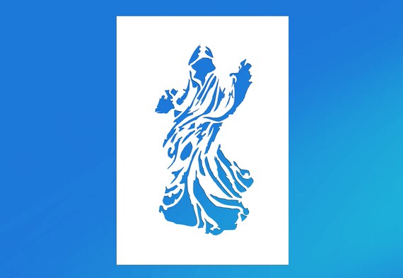 Phantom Wraith Reusable Stencil Many Sizes | Etsy