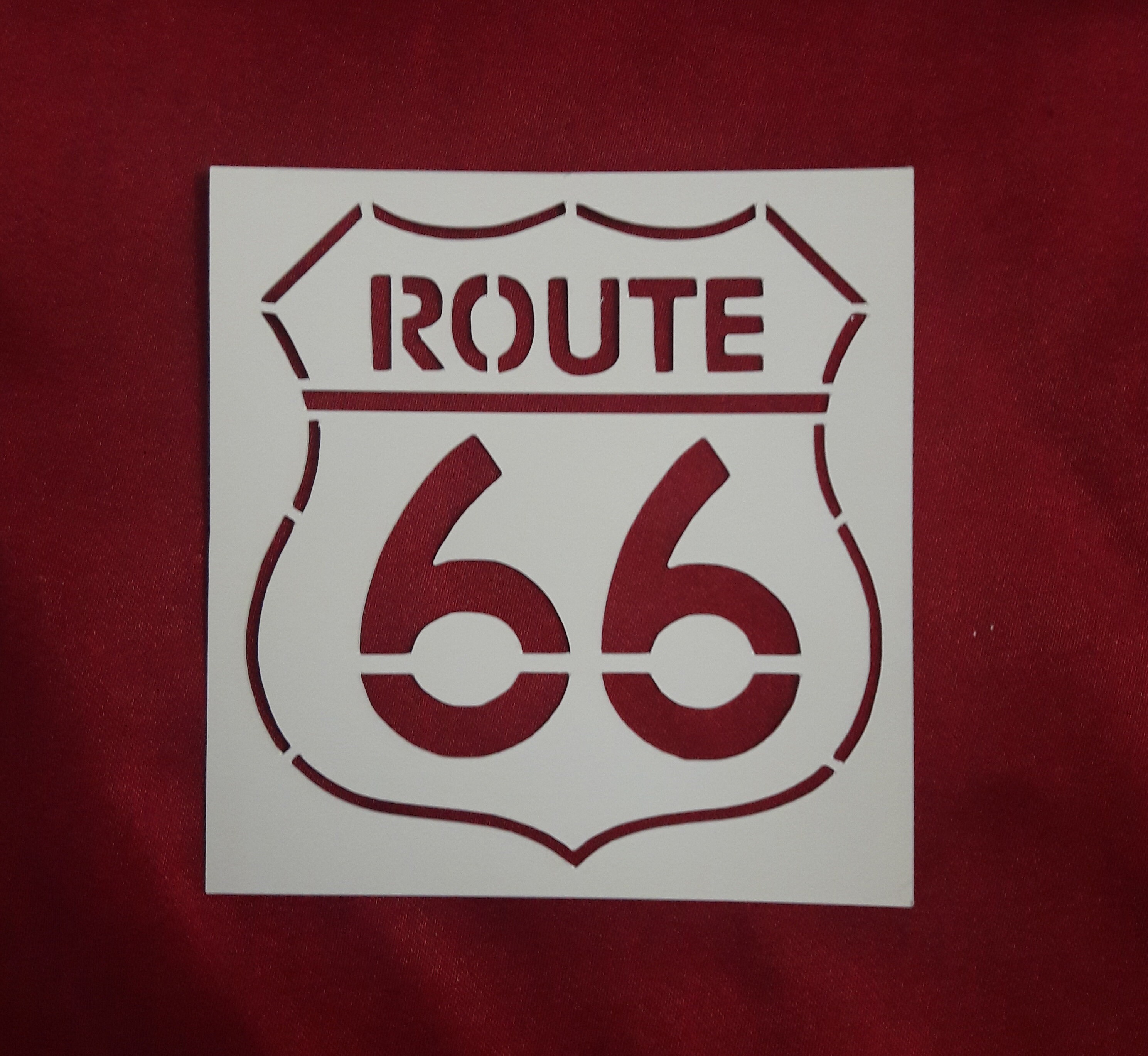 Historic Route 66 Reusable Stencil Many Sizes | Etsy