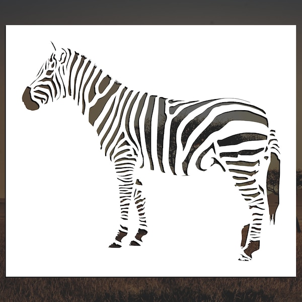 Zebra Stencil - Etsy