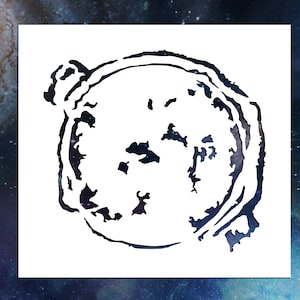 Planet Mars Reusable Stencil many Sizes - Etsy