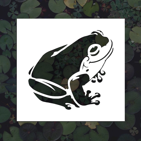 Frog Stencil - Etsy