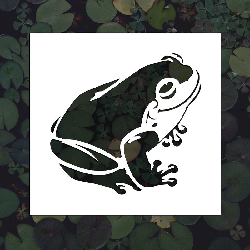 Frog Stencil - Etsy