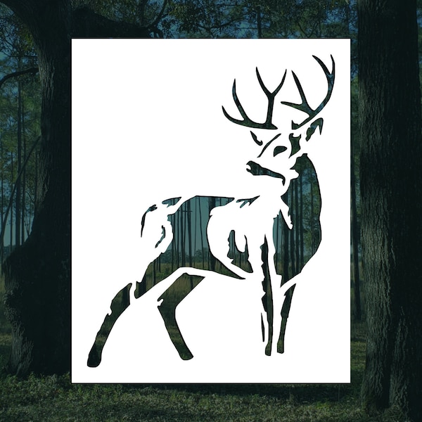 Deer Stencil - Etsy