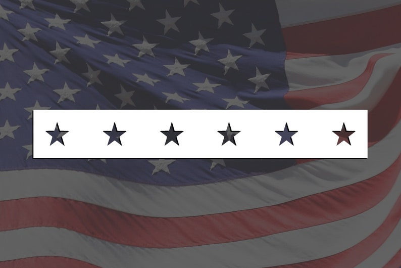 Row of Stars Reusable Stencil many Sizes - Etsy