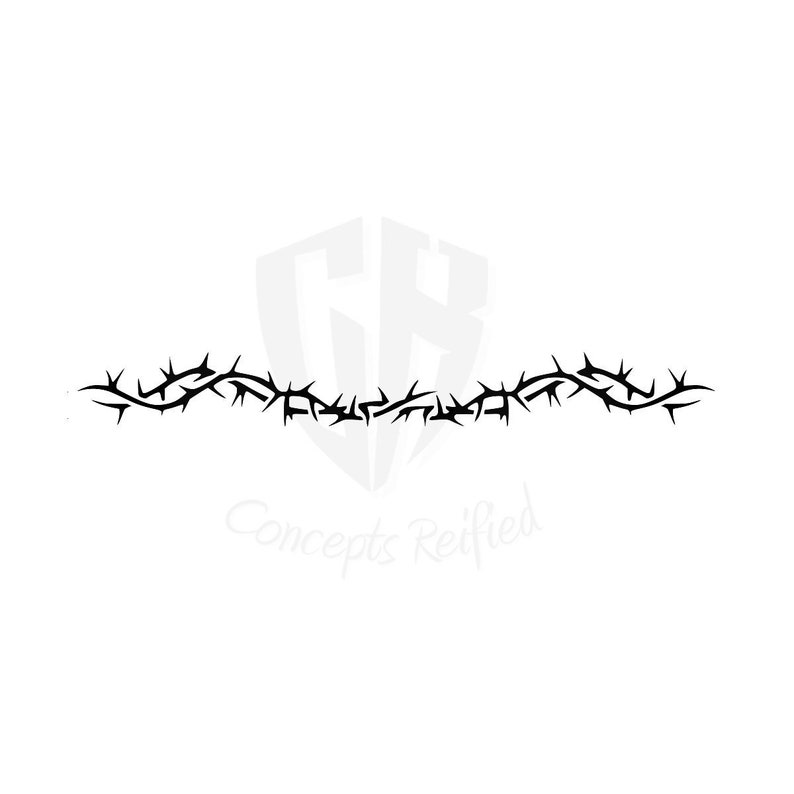 Thorn Vine Border Stencil Many Sizes Available | Etsy