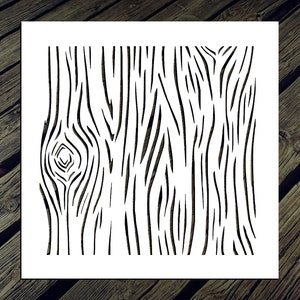 Wood Grain Reusable Stencil (many Sizes) - Etsy
