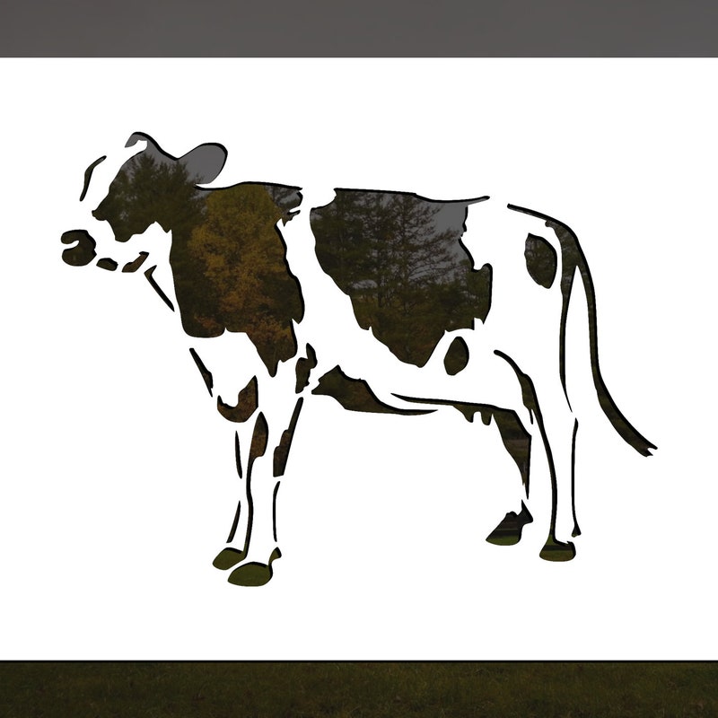 Cow Stencil - Etsy