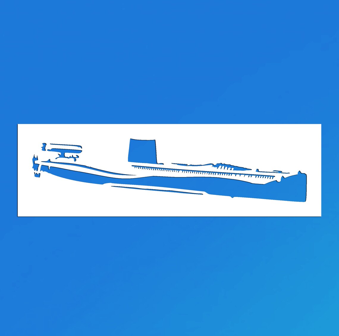 Navy Submarine Reusable Stencil Many Sizes | Etsy