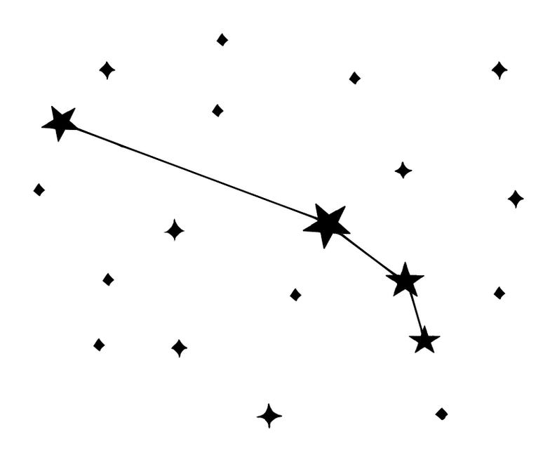 Aries Constellation Reusable Stencil (many Sizes) - Etsy