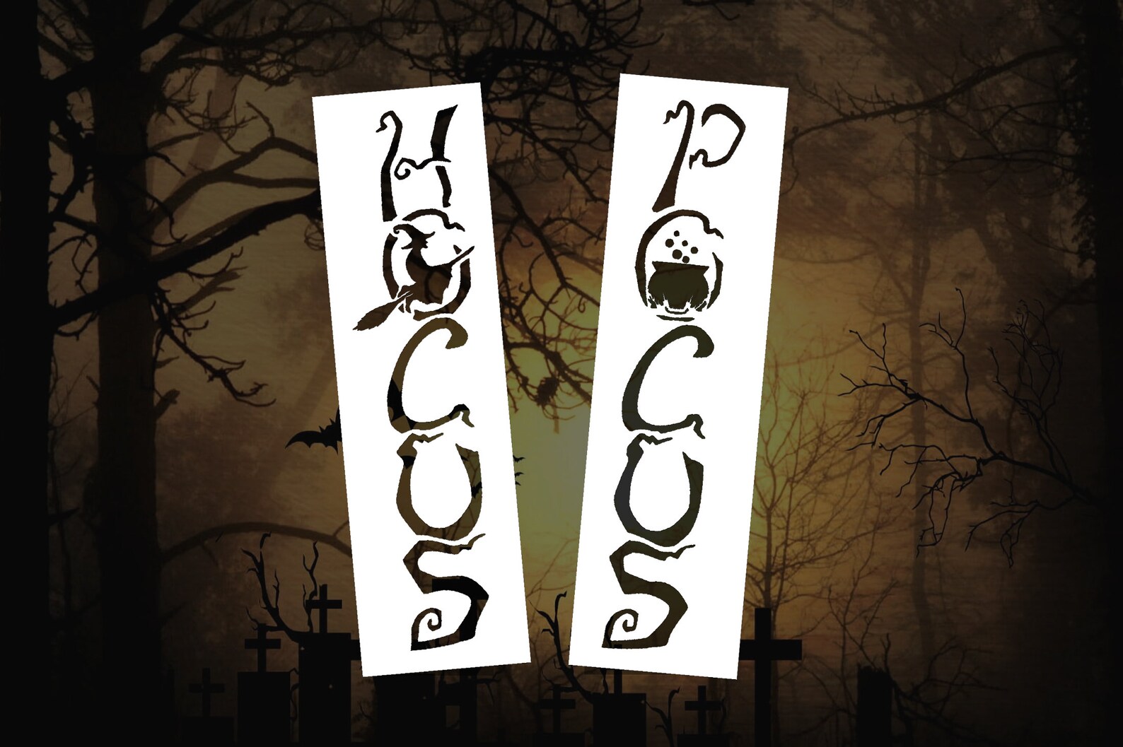Hocus Pocus Reusable Stencil many Sizes - Etsy