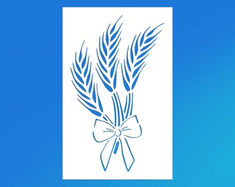 Wheat Stencil | Etsy
