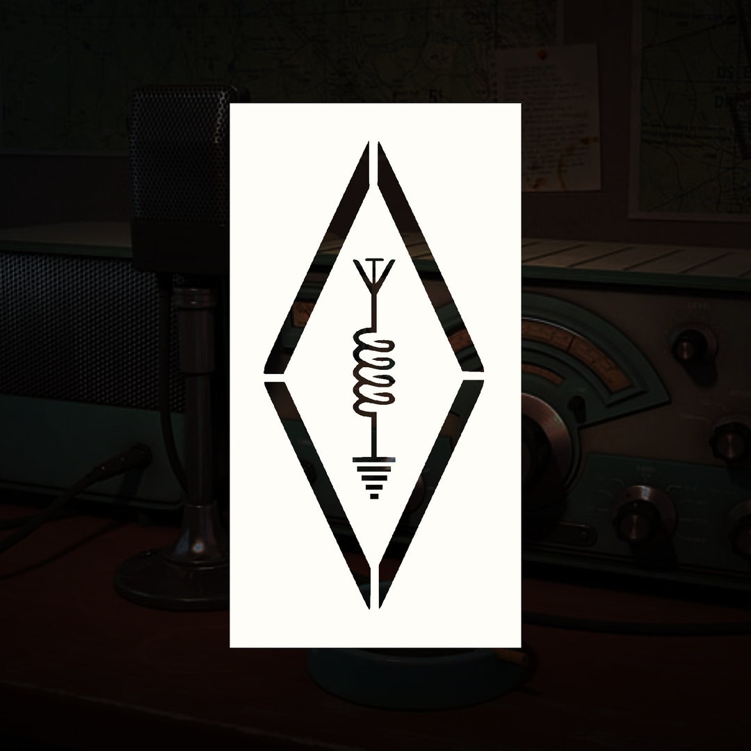 Ham Radio Symbol Reusable Stencil (many Sizes) - Etsy