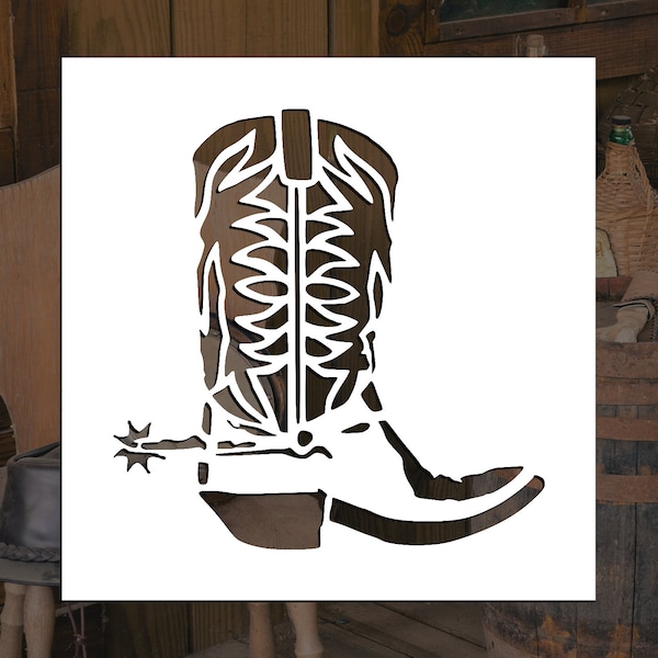 Boot Stencil - Etsy