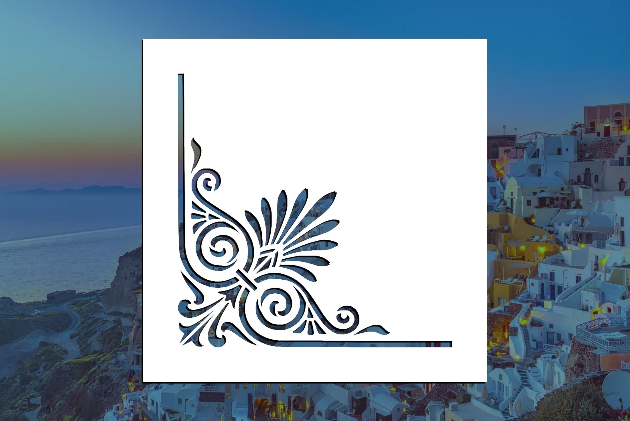 Art Deco Greek Style Corner Stencil (many Sizes) - Etsy