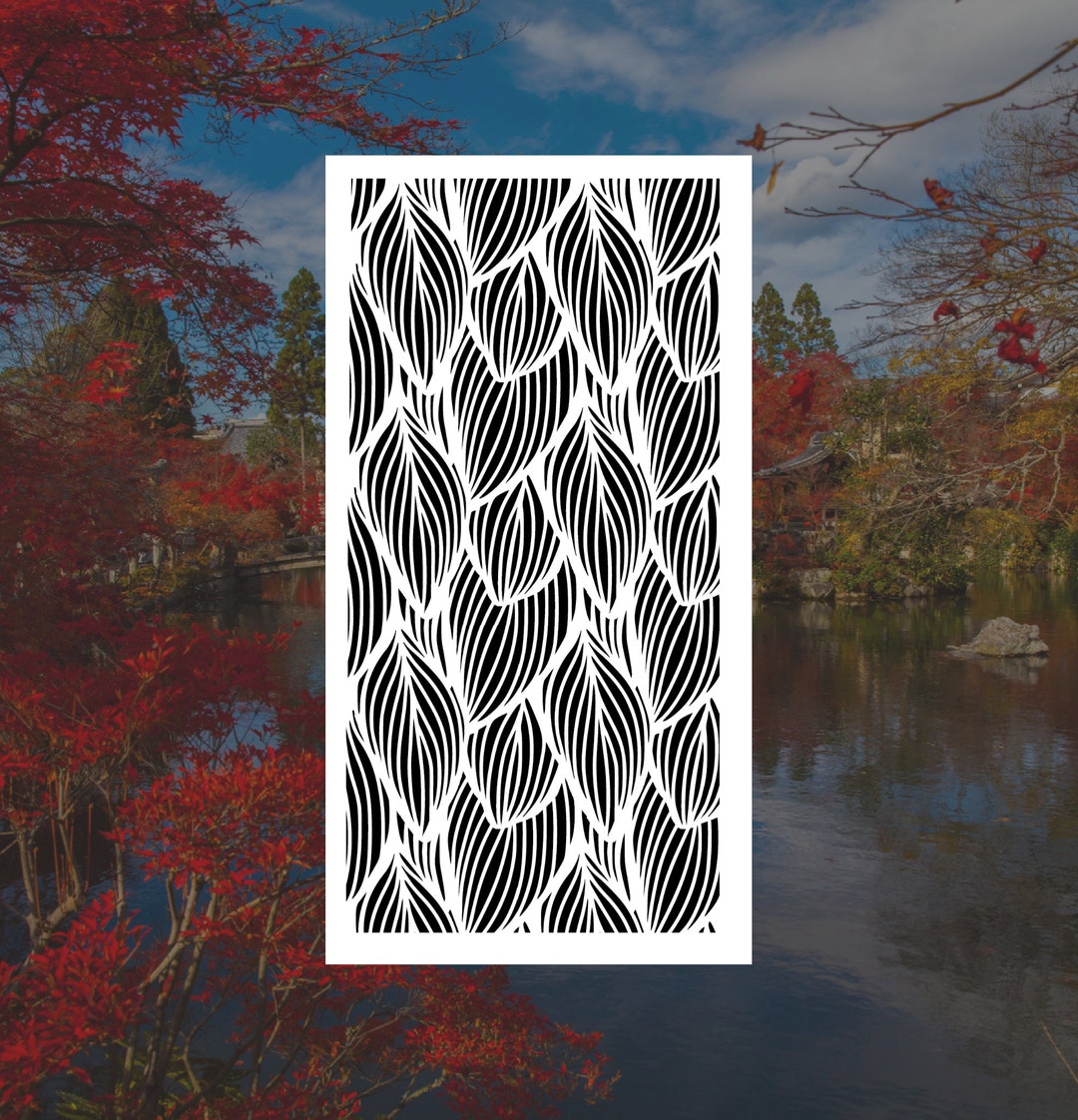 Hosta Leaves All Over Wall Pattern Reusable Stencil (many Sizes) - Etsy