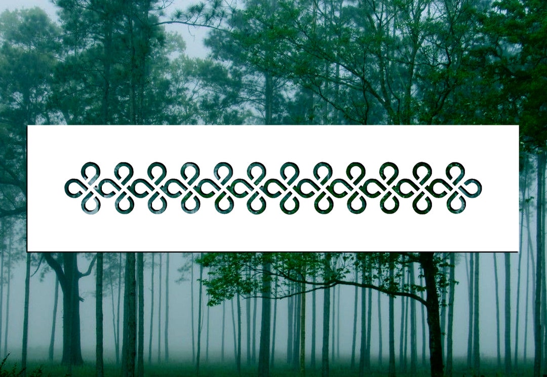 Celtic Knot Repeating Pattern Border Stencil (many Sizes) - Etsy