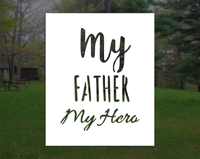 Happy Father's Day I Heart Dad Stencil by Studior12 Reusable Mylar ...
