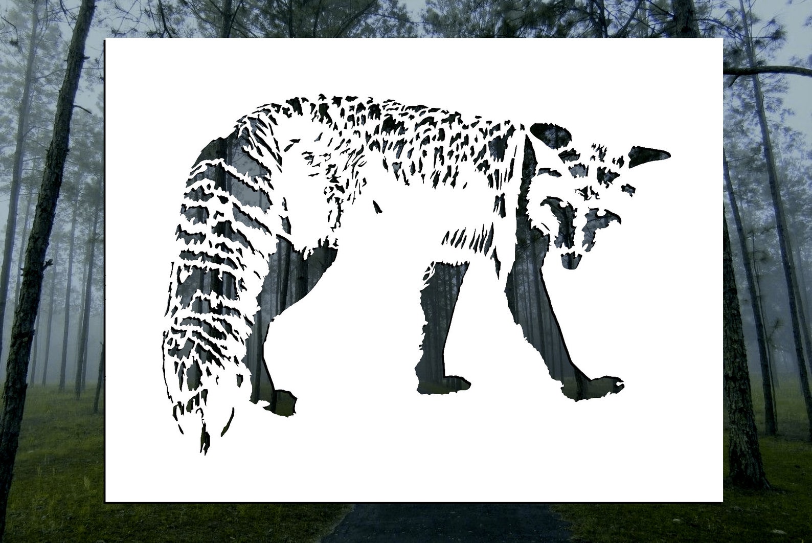 Fox Reusable Stencil (many Sizes) - Etsy