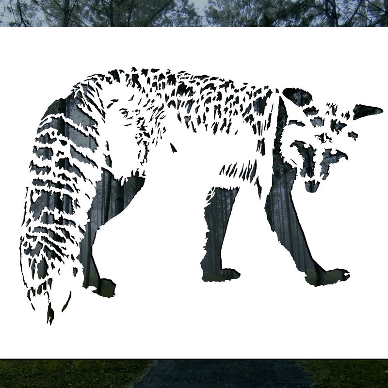 Fox Stencil - Etsy