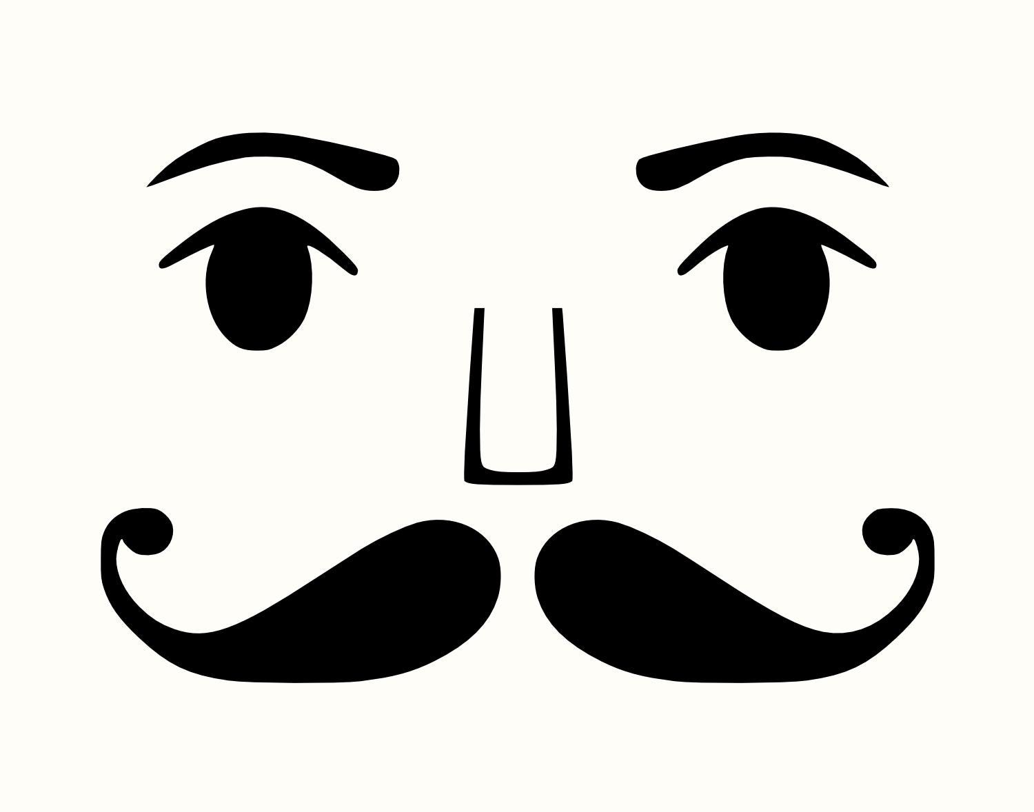 Nutcracker Face Reusable Stencil (many Sizes) - Etsy