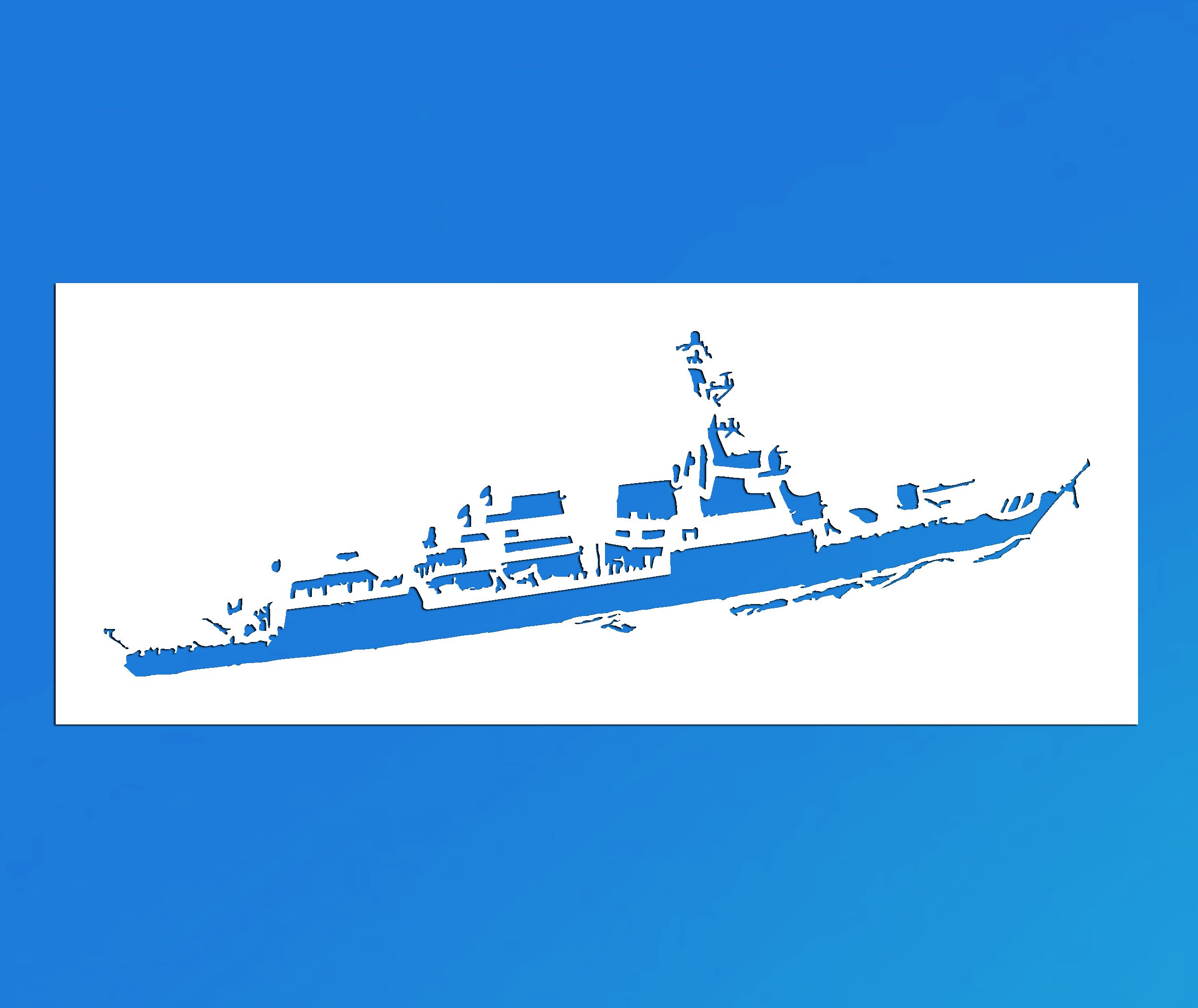 Navy Ship Reusable Stencil Many Sizes | Etsy
