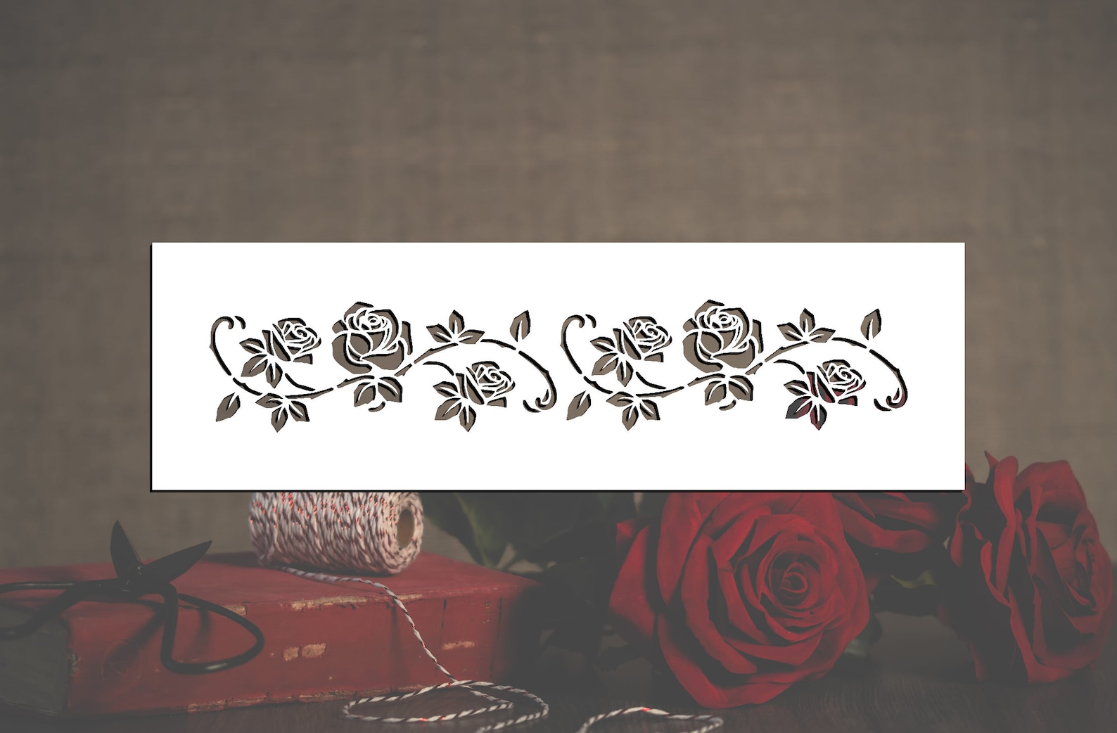 Rose Vine Reusable Stencil many Sizes - Etsy