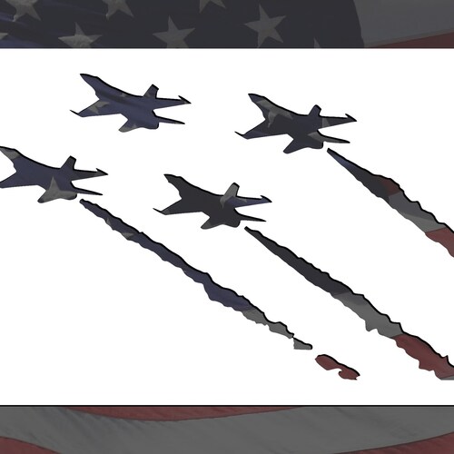 Fighter Jets Reusable Stencil many Sizes - Etsy