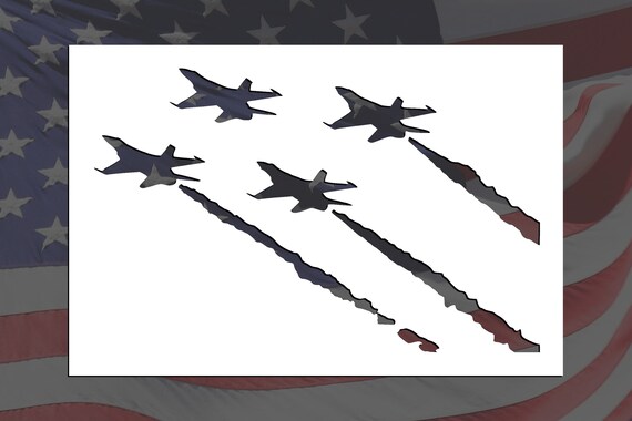 Fighter Jets Reusable Stencil many Sizes - Etsy