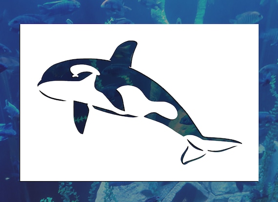 Orca Reusable Stencil many Sizes - Etsy