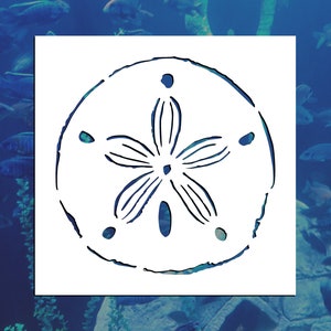 Sand Dollar Reusable Stencil many Sizes - Etsy