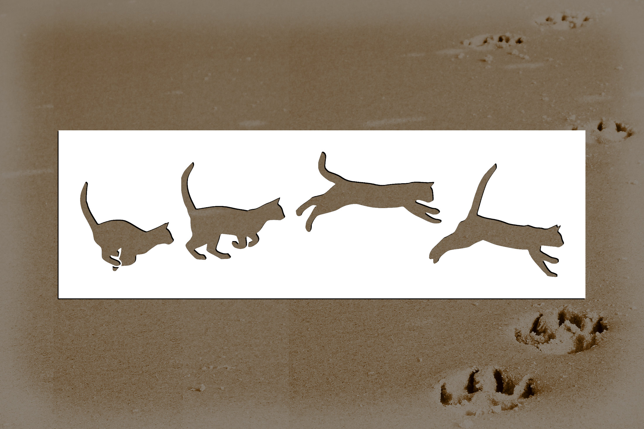 Running Jumping Cat Reusable Stencil many Sizes - Etsy Running Jumping Cat Reusable Stencil many Sizes - Etsy
