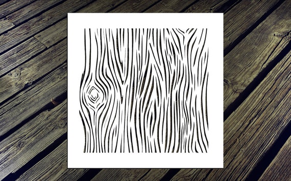 Wood Grain Reusable Stencil many Sizes - Etsy