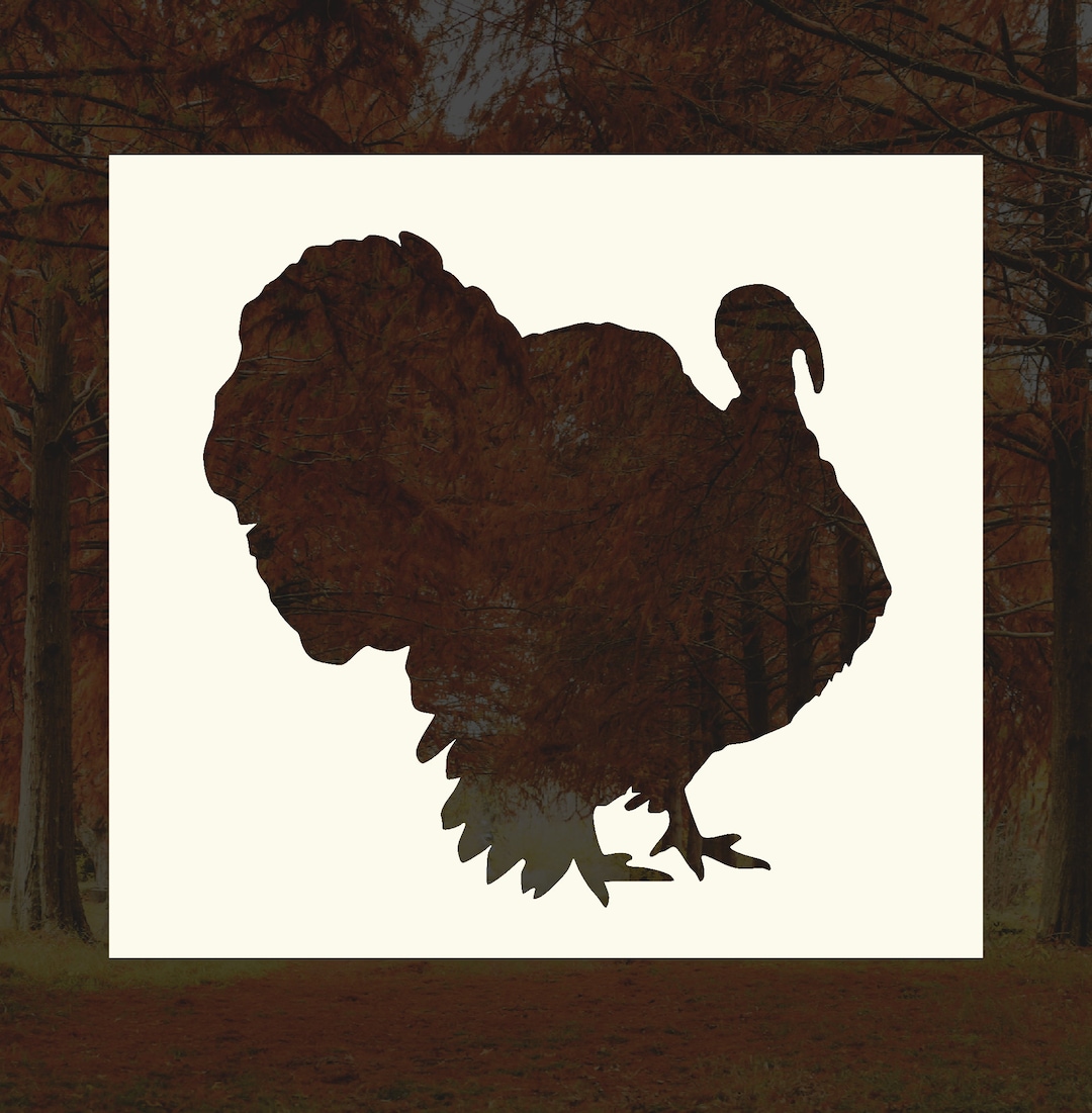 Turkey Reusable Stencil (many Sizes) - Etsy