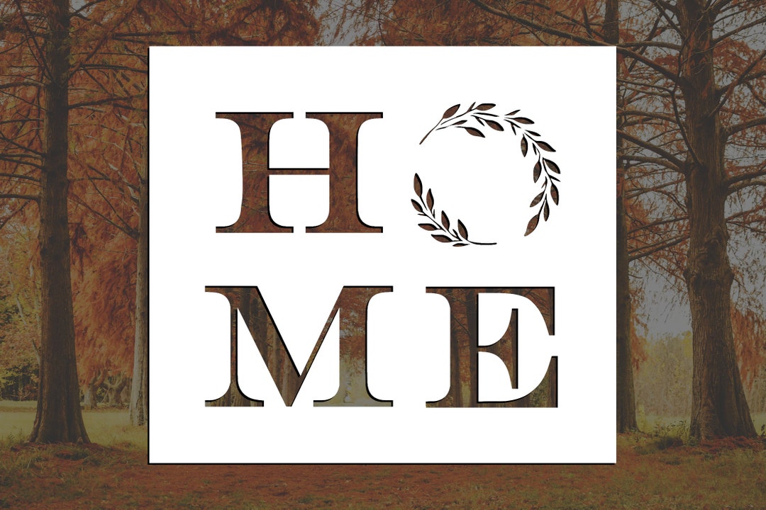 Home Reusable Stencil (many Sizes) - Etsy