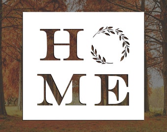 Home STENCIL 4 Sizes 8x1218x30 for - Etsy